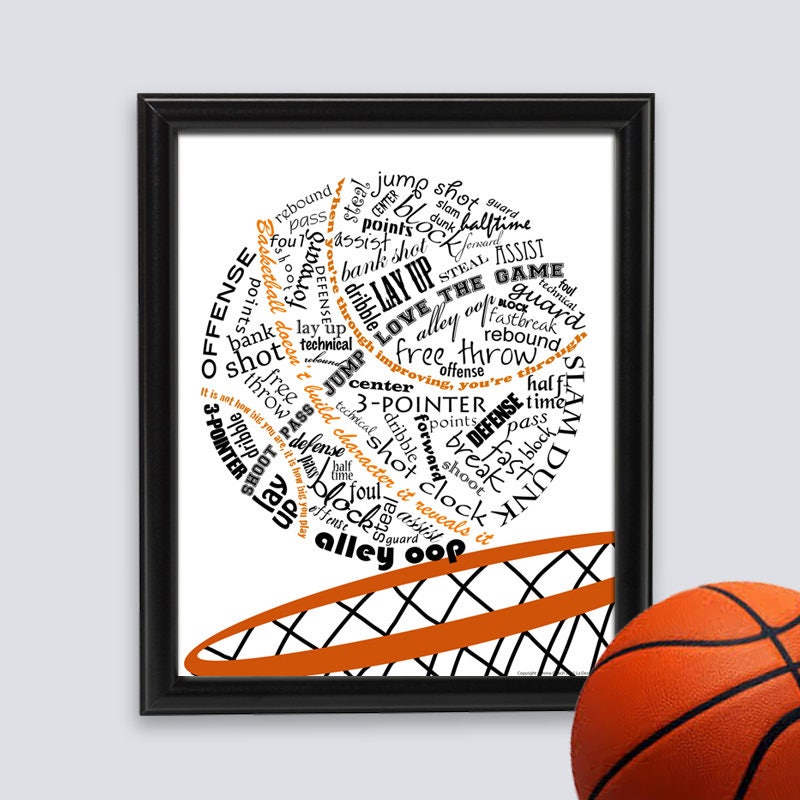 Basketball Art - Etsy