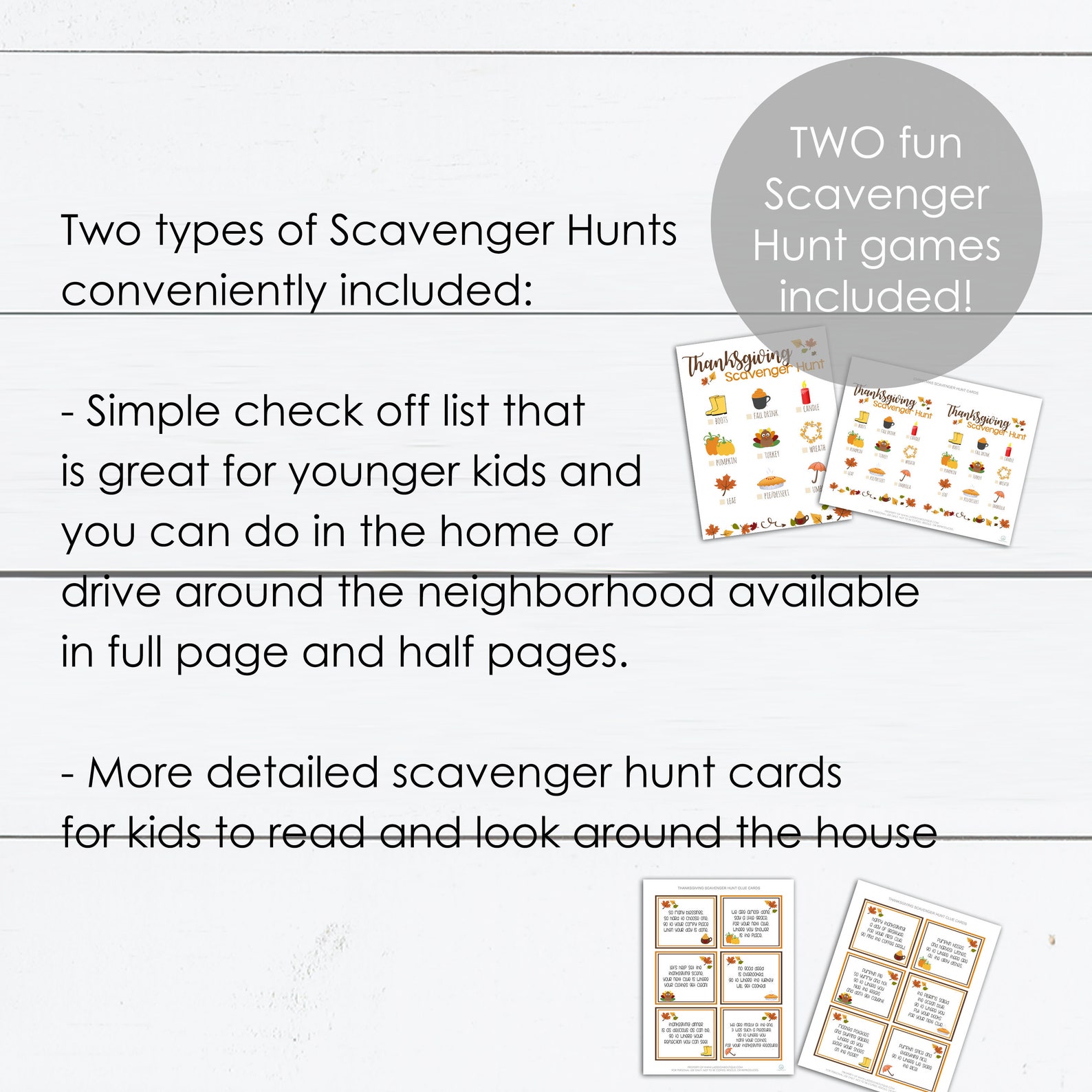 Thanksgiving Scavenger Hunt, Fall Scavenger Hunt, Scavenger Hunt ...
