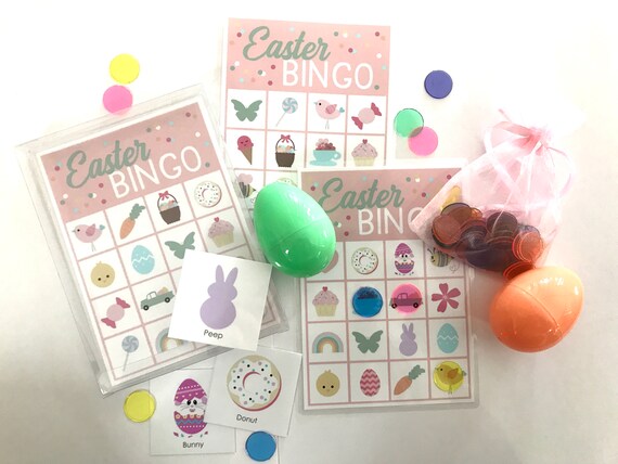 Easter Bingo Cards, Easter Activities for Kids, Easter Printables ...