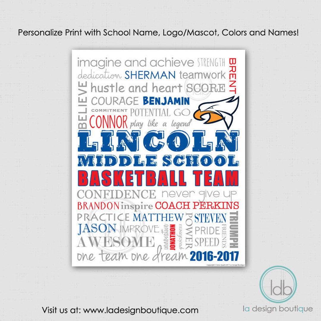 Sports Team Gift, Sports Team Collage, Sports Team, Coach Gift, Team ...