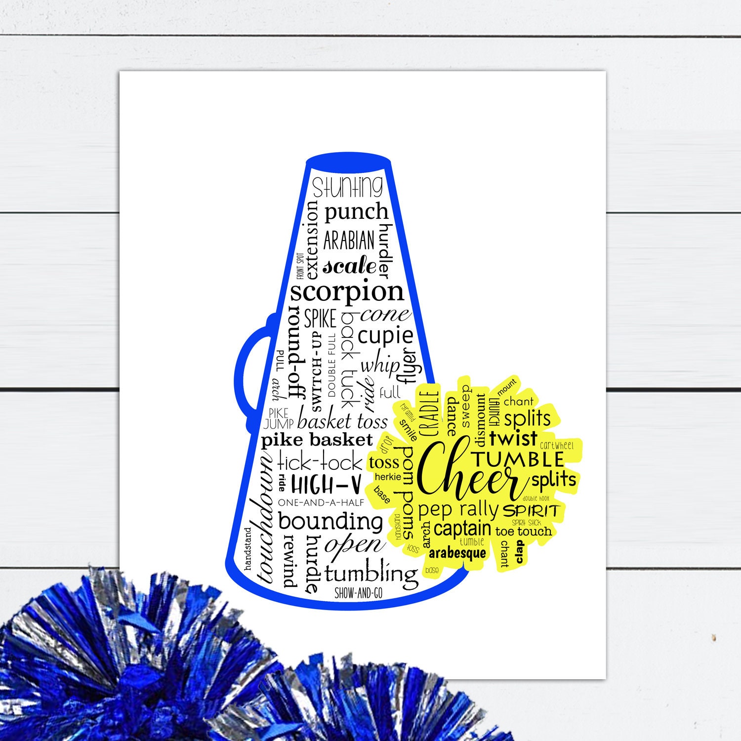 Personalized Cheer Gift, Personalized Cheer Coach Gift, Personalized ...