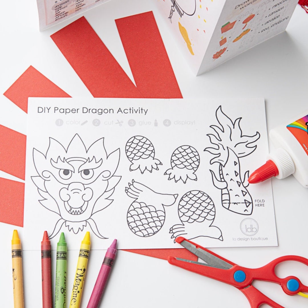 Chinese New Year Dragon Kit, Chinese New Year, Chinese Dragon, DIY ...