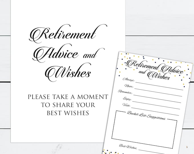 Retirement Wishes Printable Cards, Well Wishes for Retirement ...