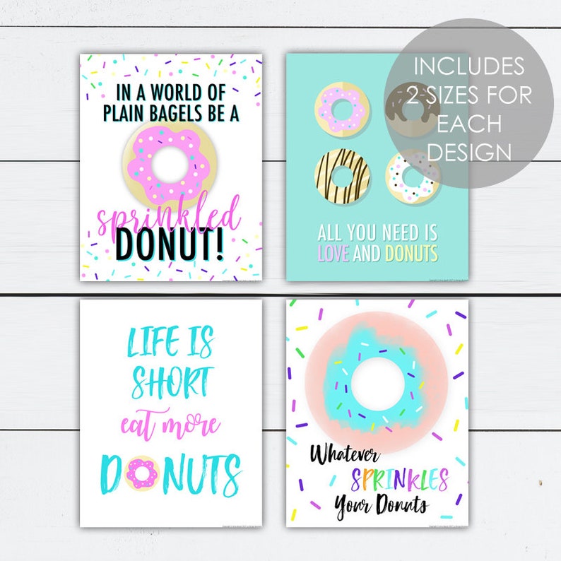 Donut Party Donut Party Decorations Donut Party Signs Party | Etsy