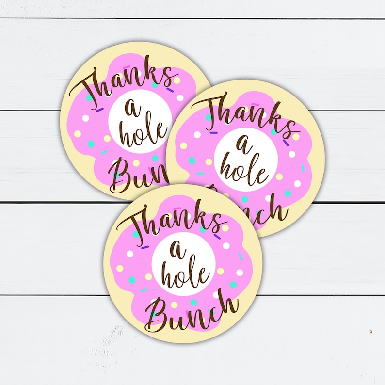Thanks A Hole Bunch Thanks a Hole Bunch Tag Thanks a Hole | Etsy