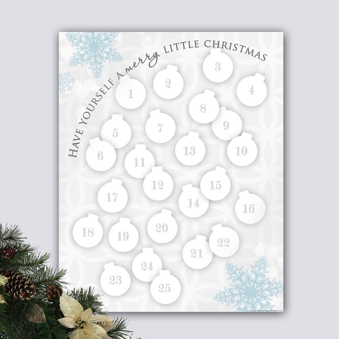 Advent Calendar Ornament, Ornament Christmas, Ornament Personalized ...