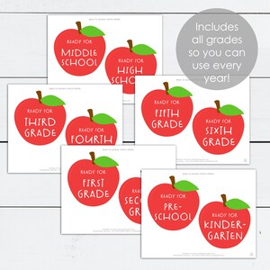 First Day of School Prop, First Day of School Sign, First Day of School ...