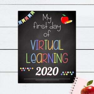 First Day of School, First Day of School Sign, First Day of School ...