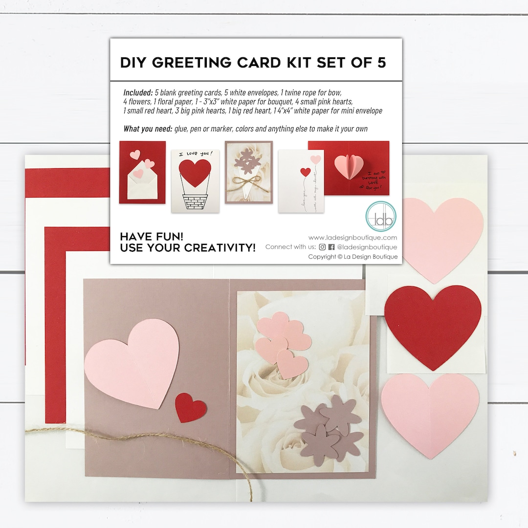 Mothers Day Card Set, Mothers Day Gift, Mothers Day Card, DIY Greeting ...