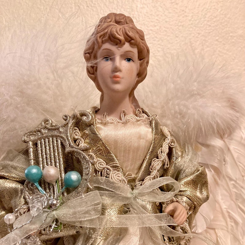 Vintage Angel Tree Topper - Etsy