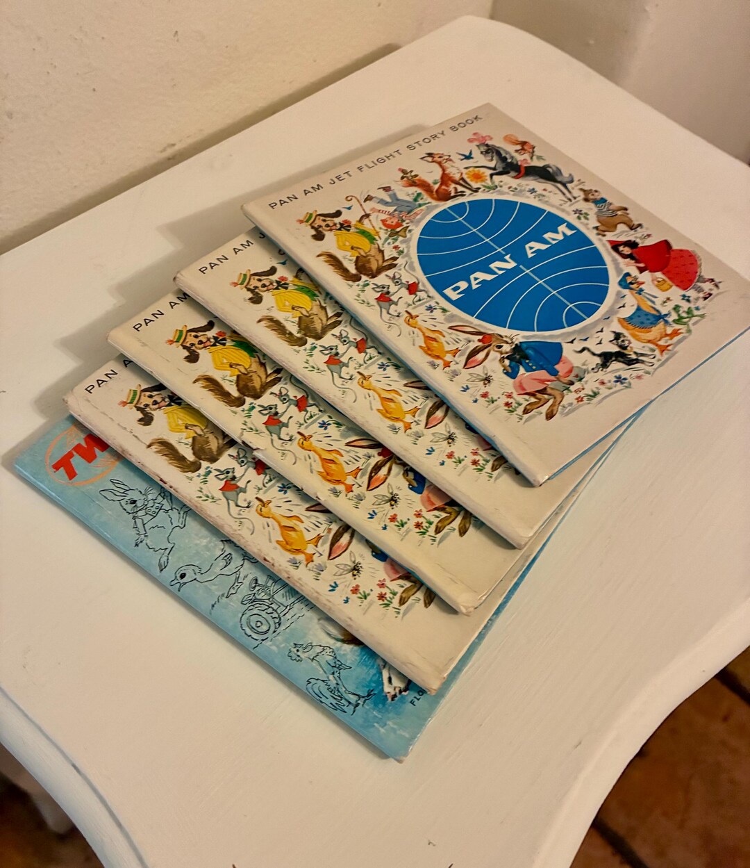 Vintage 1960s Pan Am & TWA Children’s In-flight Storybooks (set of 5 ...