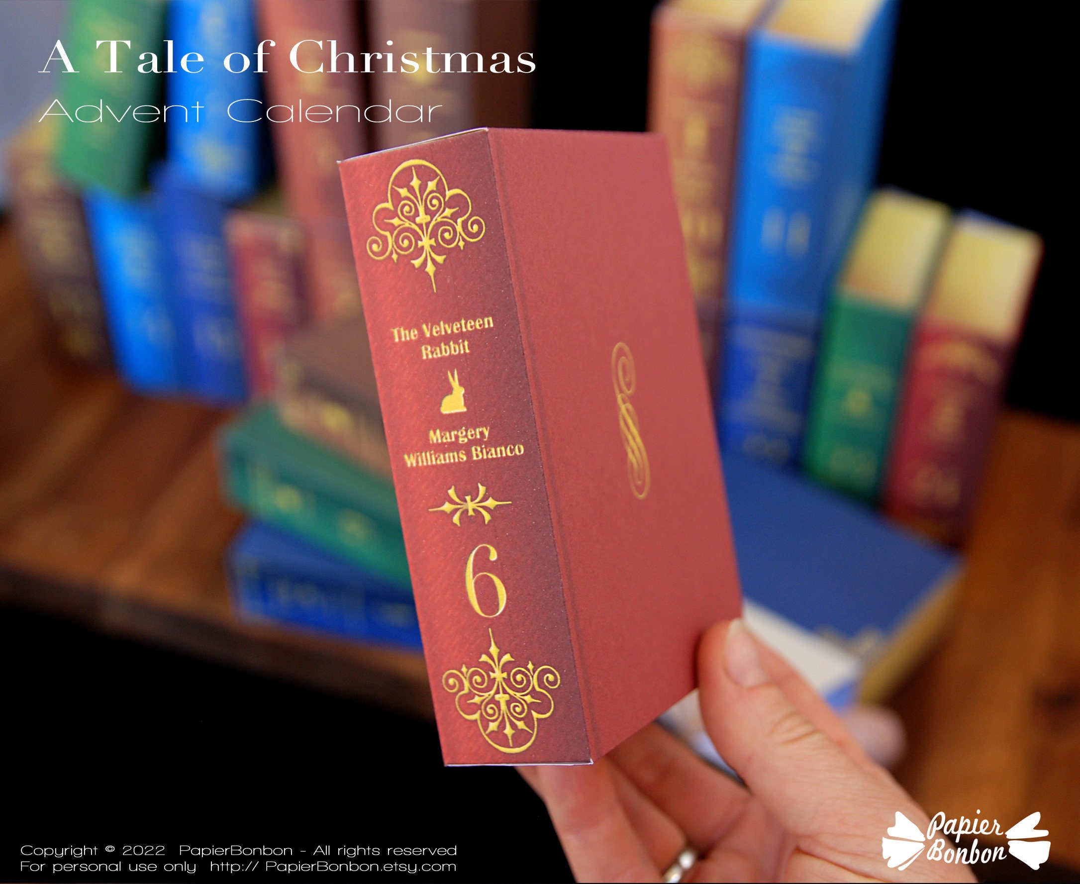 Christmas Books Advent Calendar 25 Advent Box for a Christmas Countdown ...