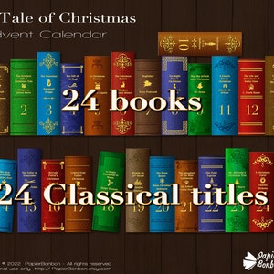 Christmas Books Advent Calendar 25 Advent Box for a Christmas Countdown ...