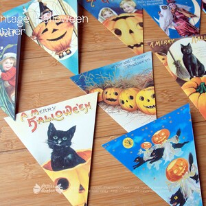 Vintage Halloween Banner Printable Instant Download, Vintage Halloween ...