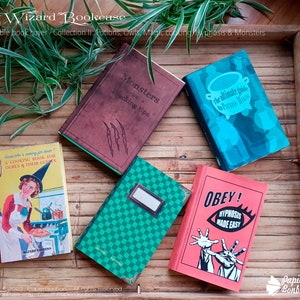 Printable Wizard Book Covers 5 Textbook Cover - Etsy