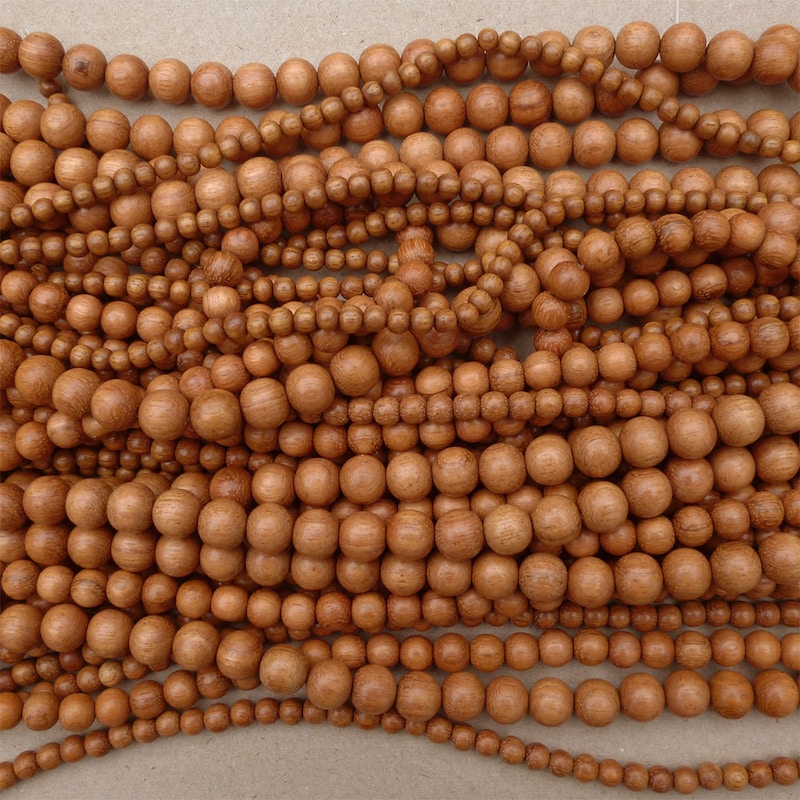 Natural Wood Beads - Etsy