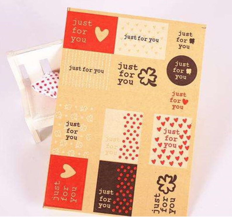 500 Custom Personalized Stickers Labels, Packaging Sticker, Transparent ...