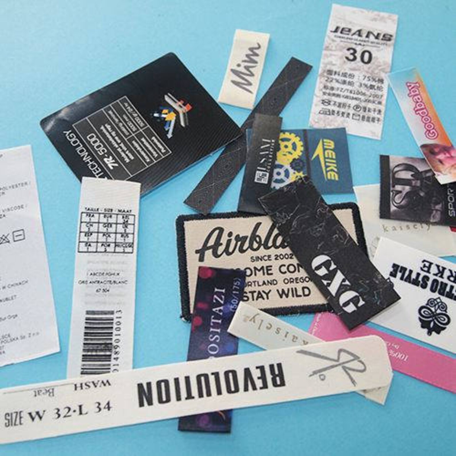 2000 Pieces Custom Printed Labels Care Labels Washable Labels - Etsy