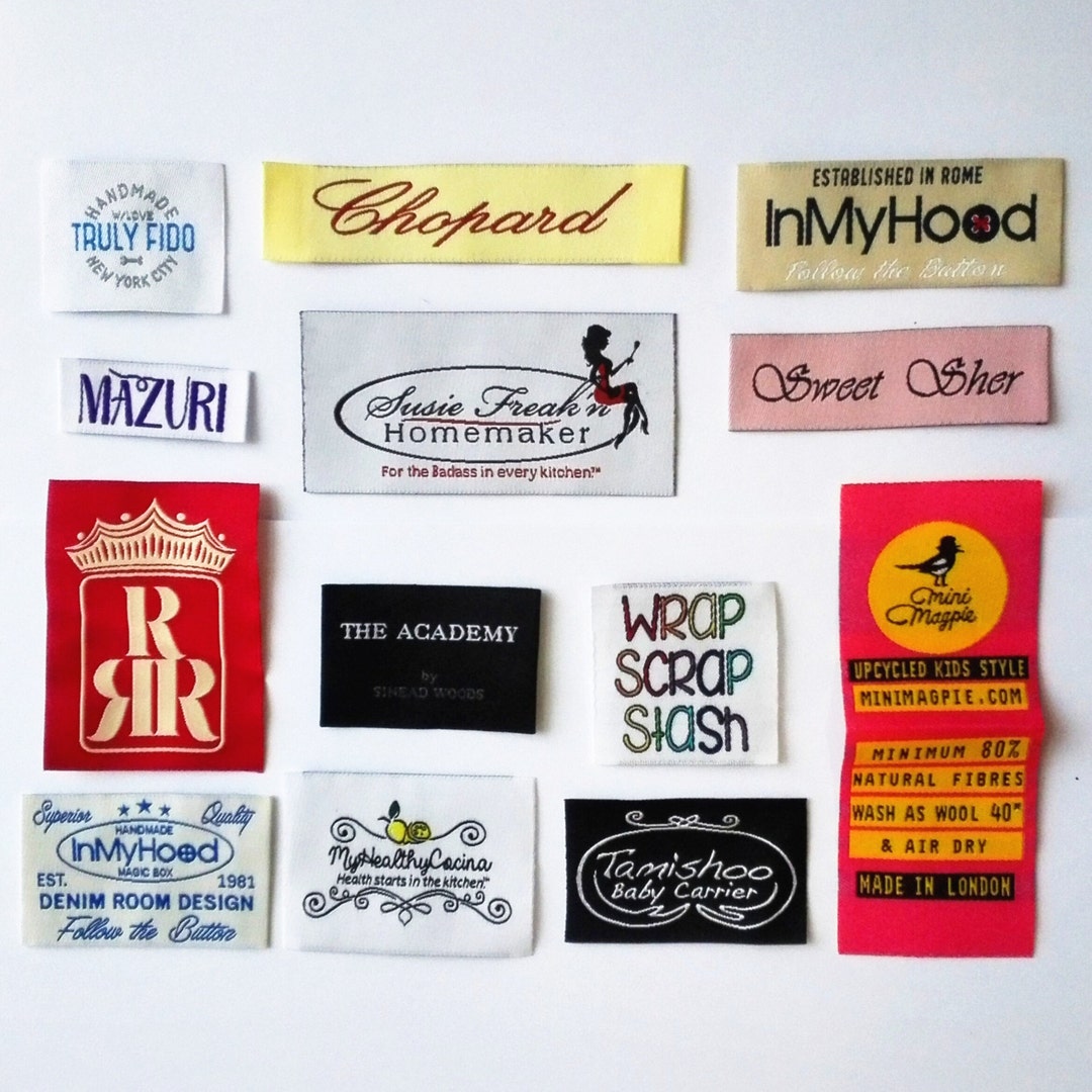 1000 Pieces Custom Woven Labels High Quality - Etsy