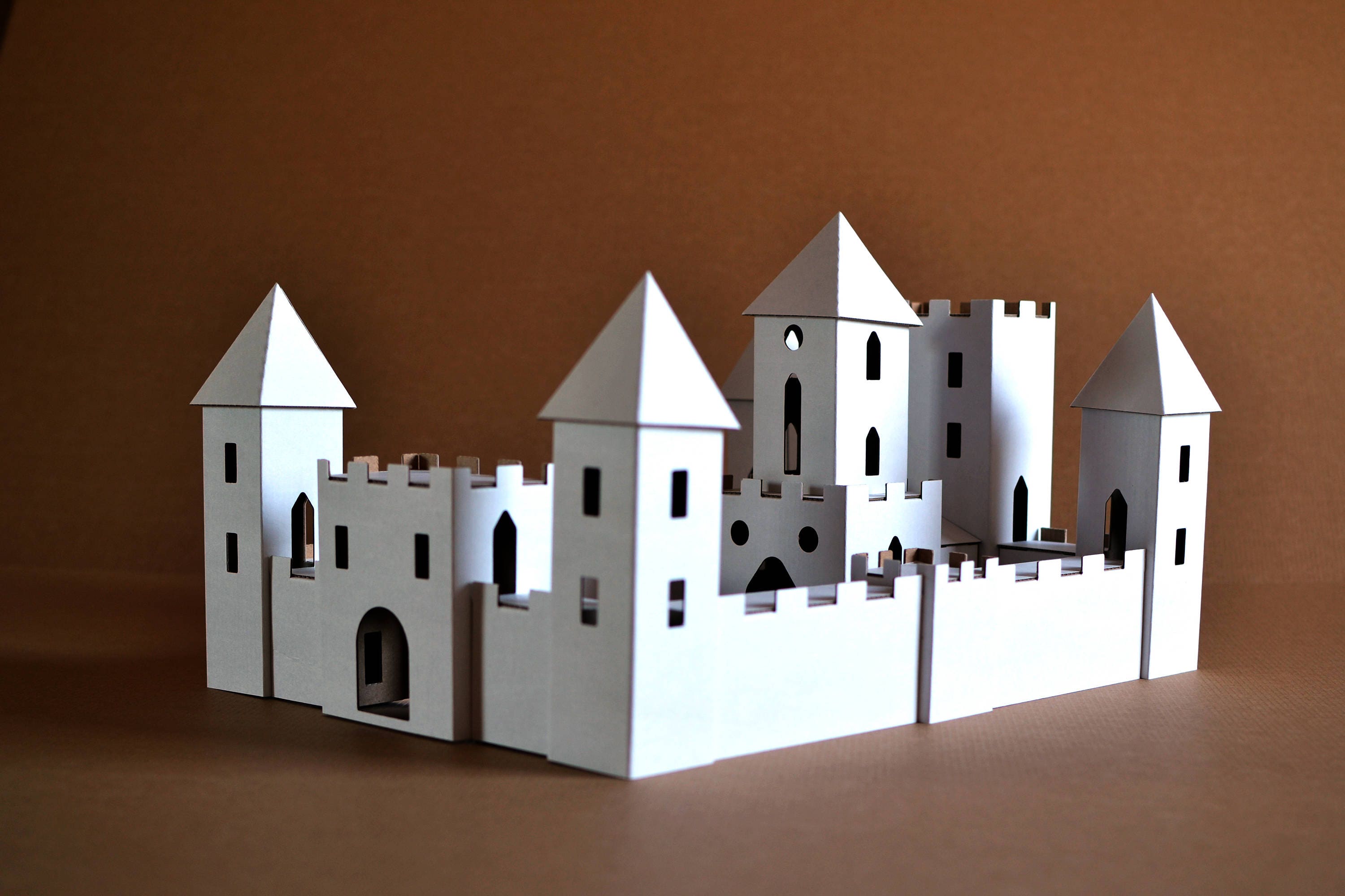 Cardboard Kit Castle DIY - Etsy