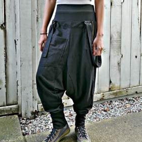 Modern Style Black Ninja Pants 15 - Etsy