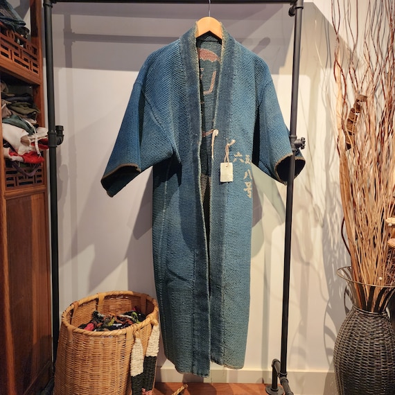 Antique Meiji-Edo Era Japanese Fireman's Reversible S… - Gem