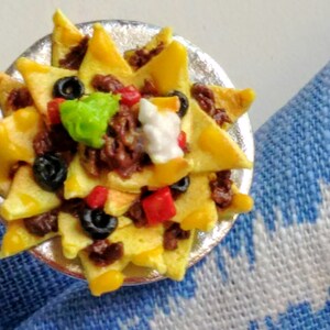 Cheese Nachos Supreme Ring - Miniature Food Jewelry - Fake Food Ring ...