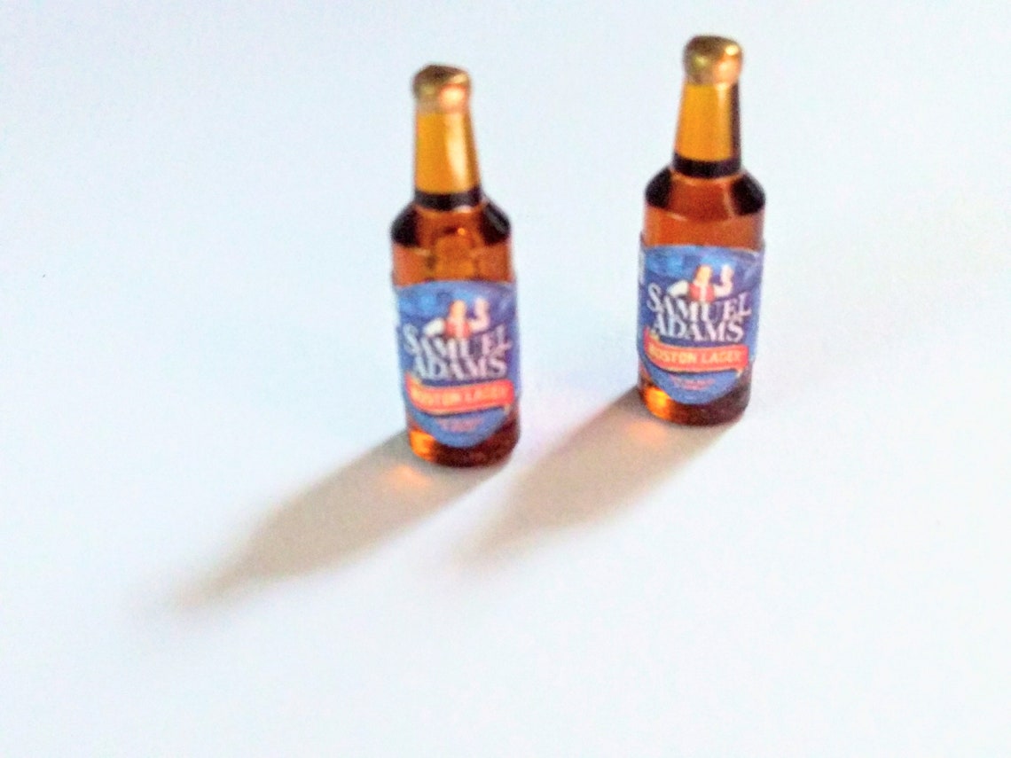 Bottle of Beer Stud Earrings Miniature Food Jewelry Inedible | Etsy