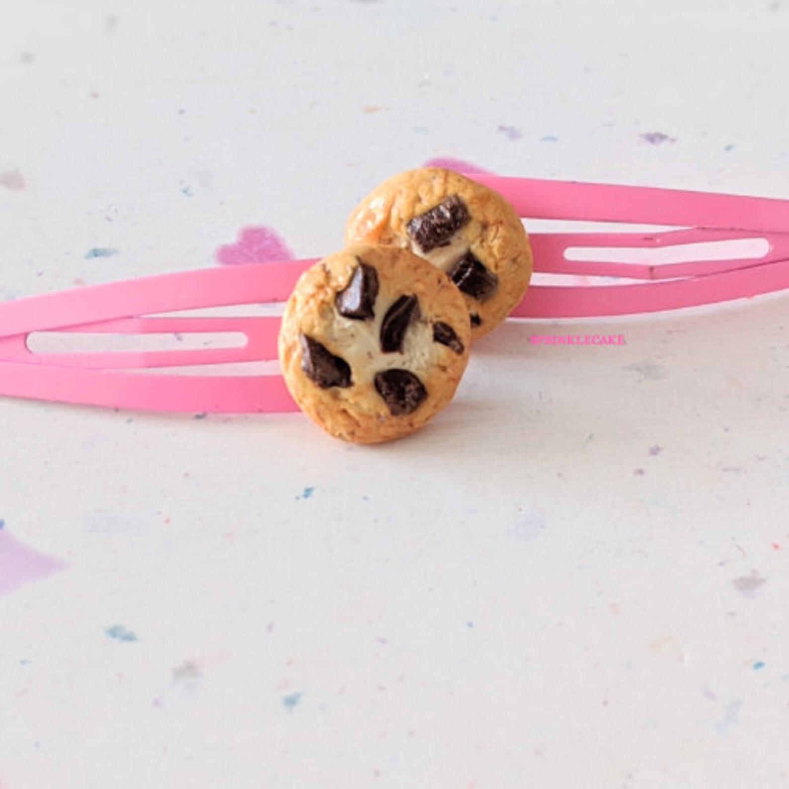 Chocolate Chunk Cookie Hair Clips Miniature Food Jewelry - Etsy