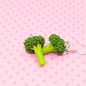 Broccoli Earrings - Miniature Food Jewelry - Inedible Jewelry ...