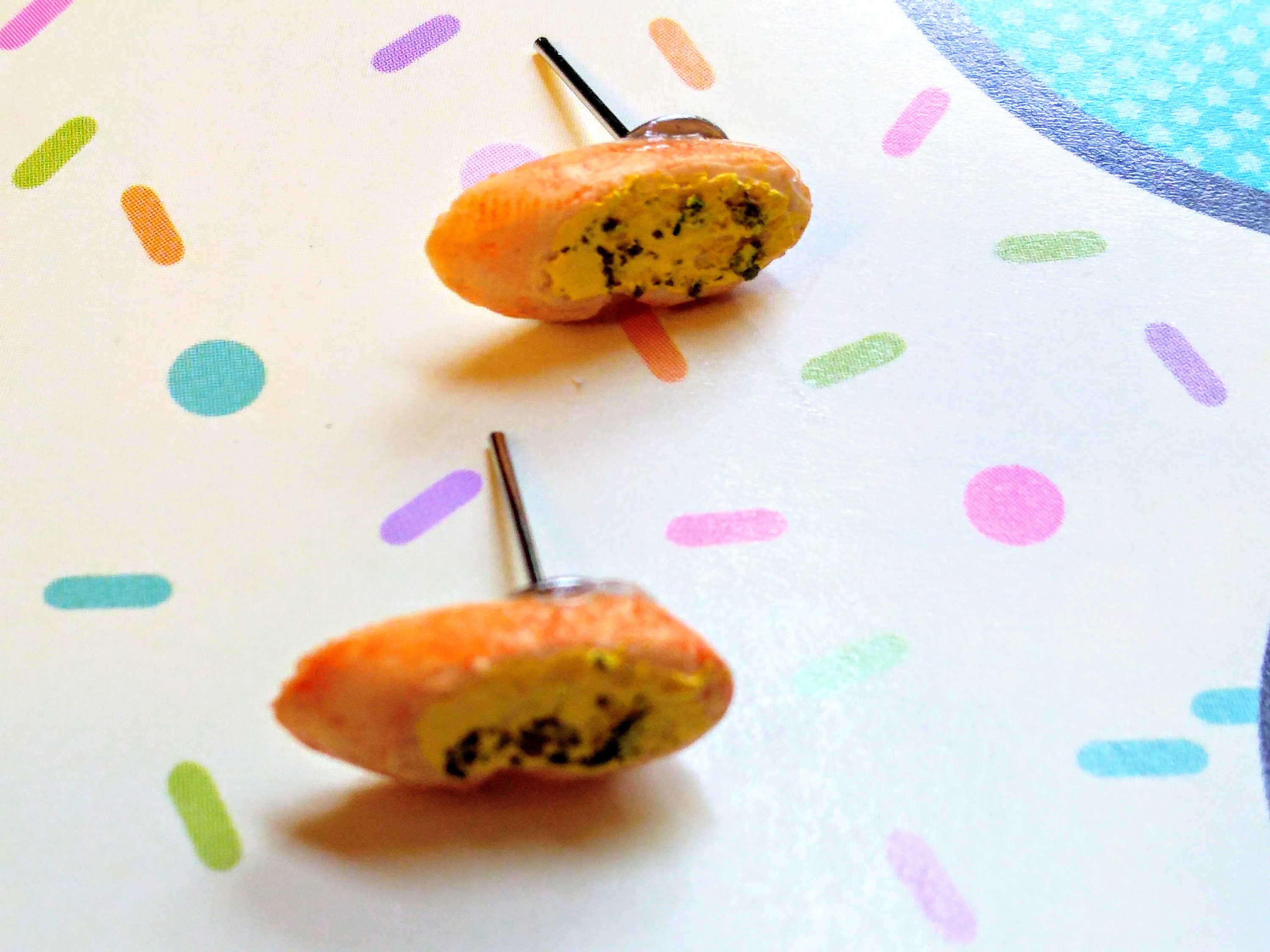 Garlic Bread Stud Earrings Miniature Food Jewelry Italian - Etsy