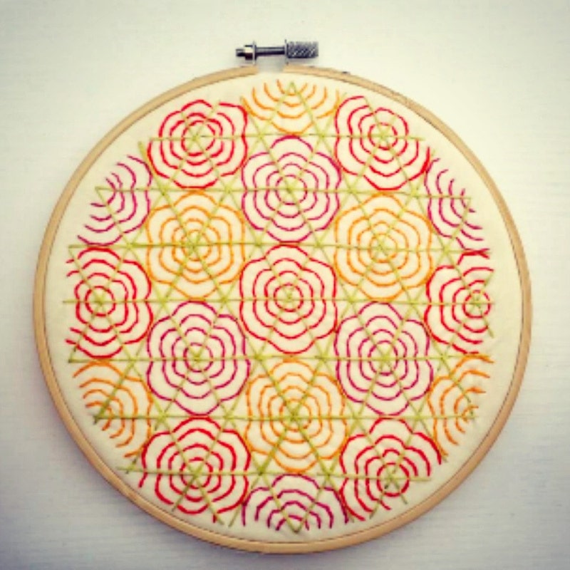 Geometric Embroidery - Etsy