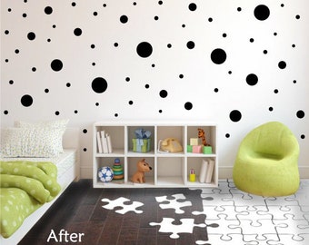 Multi-size Polka Dot Wall Pattern Decal Wall Decal Custom | Etsy