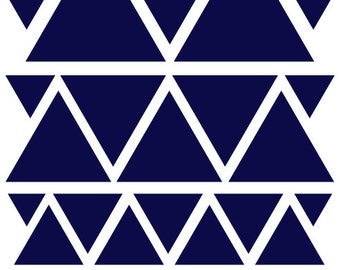 Triangle Wall Decal - Etsy