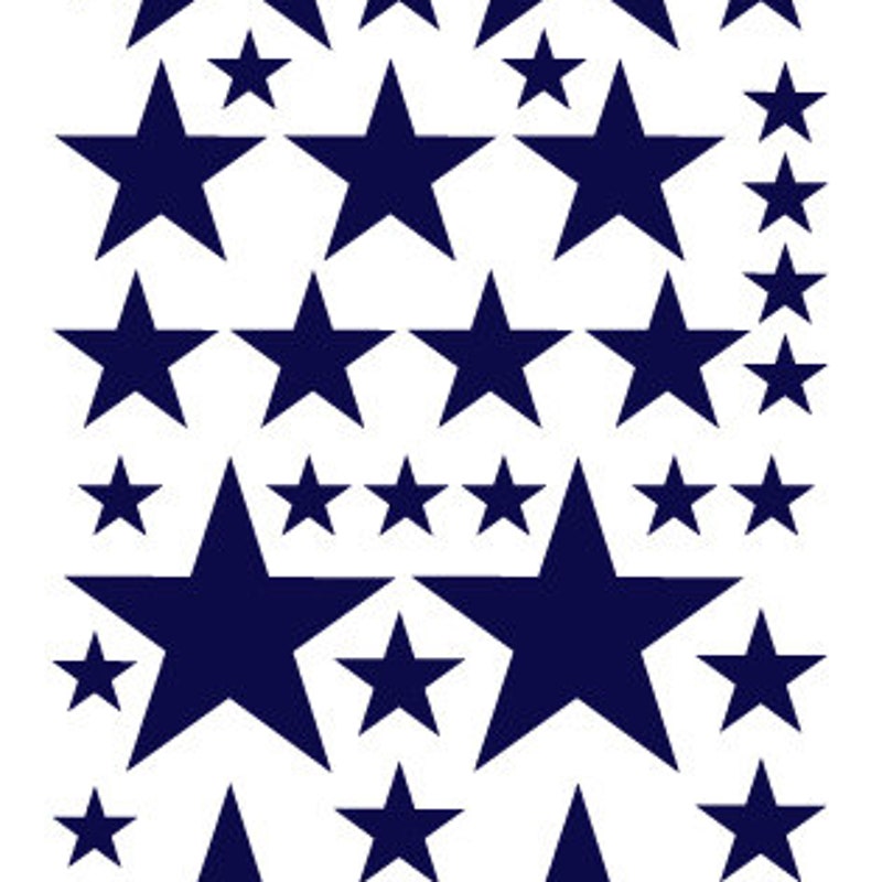 Navy Blue Star - Etsy