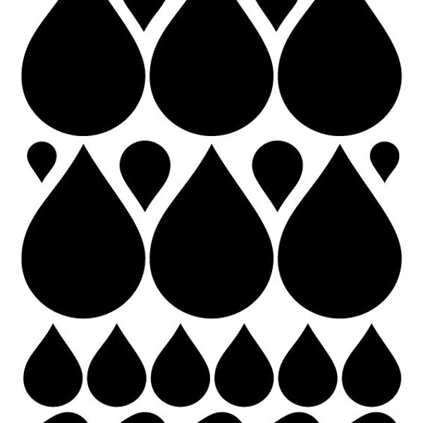 Raindrops - Etsy