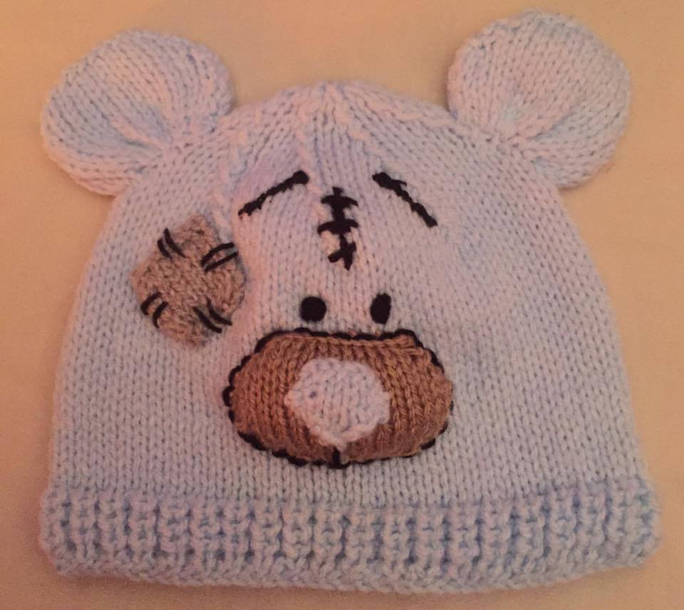 Baby Knitting Patterns 'bluey' Hat and Mittens Sizes Newborn/0-3/3 ...