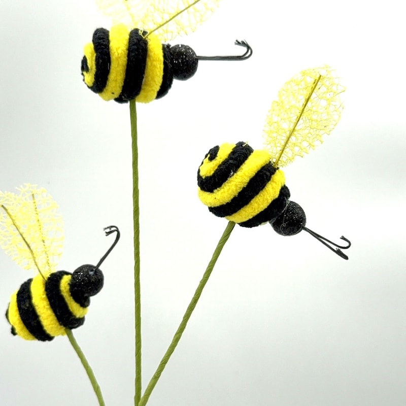 Chenille Floral Picks - Etsy