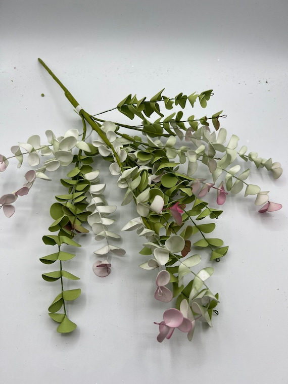 Green Spring Eucalyptus Pick Soft Touch, Wreath Supply, Craft Supply ...