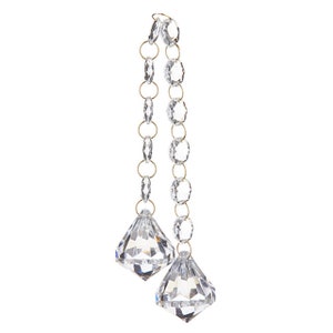 Crystal Double Drop Ornament , Christmas Tree Decorations, Wreath ...