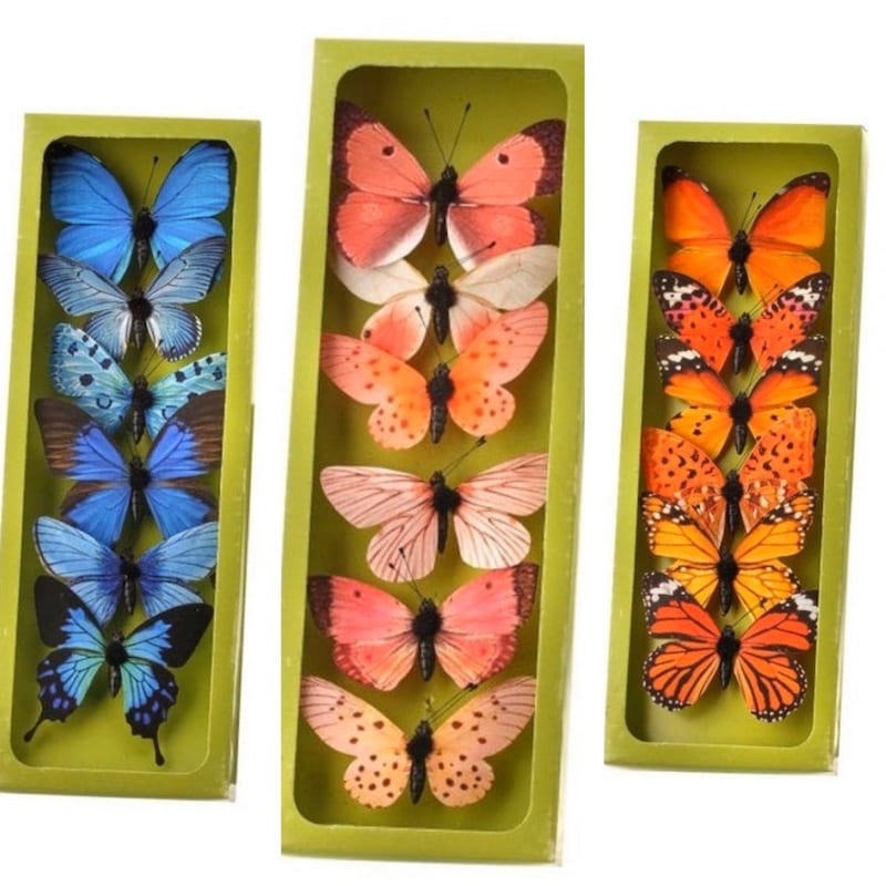 Fake Butterflies - Etsy