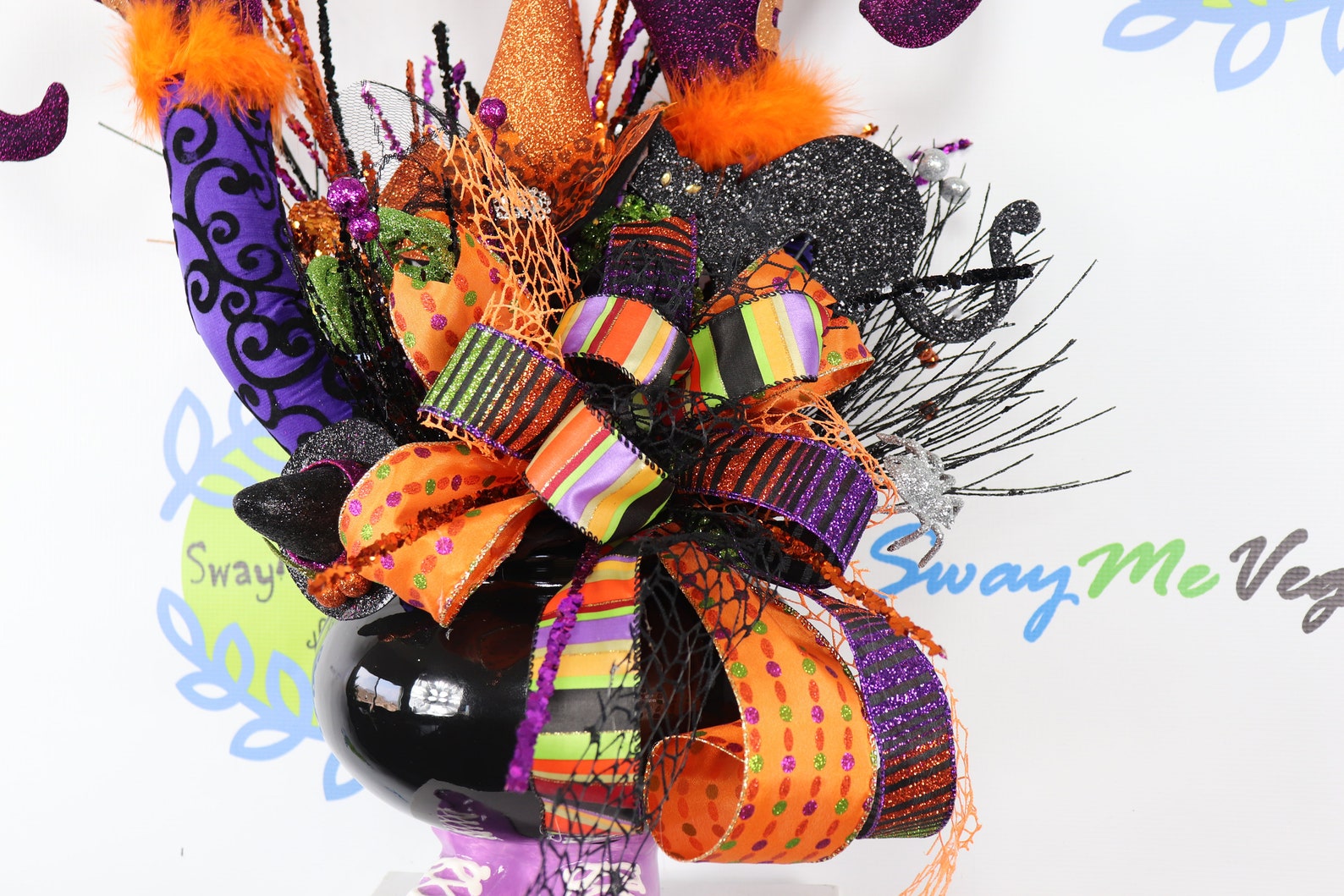 Halloween Centerpiece Witch Cauldron Table Decor Foyer - Etsy