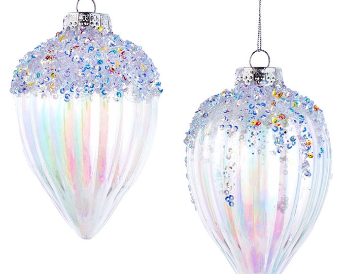 Sparkling Silver Glitter Icicles - 12 Wired Feather Tree Christmas ...