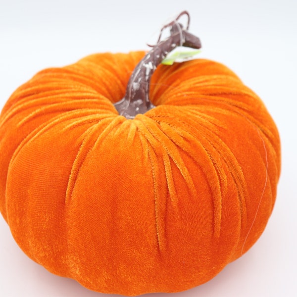 Velvet Pumpkins - Etsy