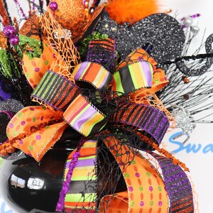 Halloween Centerpiece, Witch Cauldron, Table Decor, Foyer Decoration ...