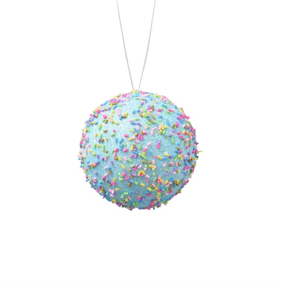 Confetti Sprinkle Ornament Ball , Christmas decoration, candy ...