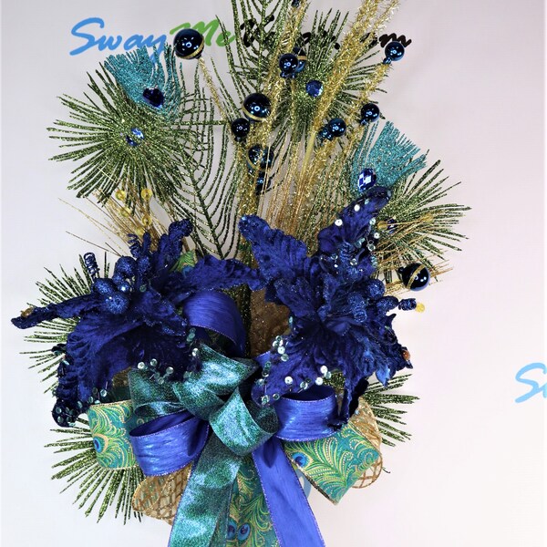 Peacock Christmas Tree Topper - Etsy