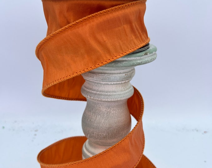 Floral Vine Velvet Wired Ribbon Blue White, Wired Ribbon, French ...