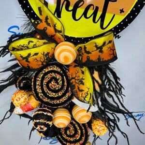 Halloween Swag Trick or Treat Candy Corn Cake Pop Decor - Etsy