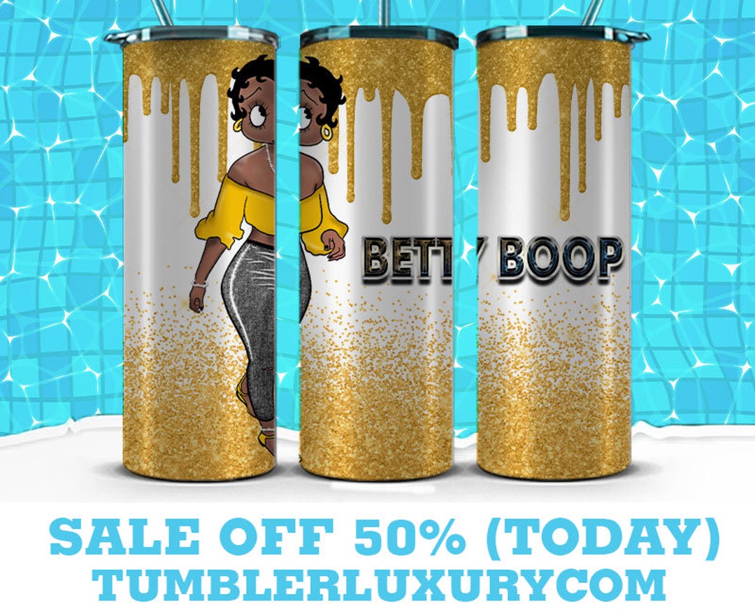 Betty Boop Skinny Tumbler Wrap Betty Boop Tumblers Betty - Etsy